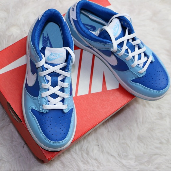 Nike | Shoes | Nike Dunk Low Retro Qs Ps Argon 222 Sneakers Preschool ...